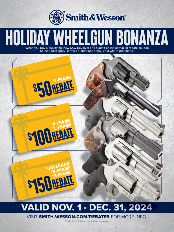 Smith & Wesson: Up to $150 off S&W Revolvers | Milled