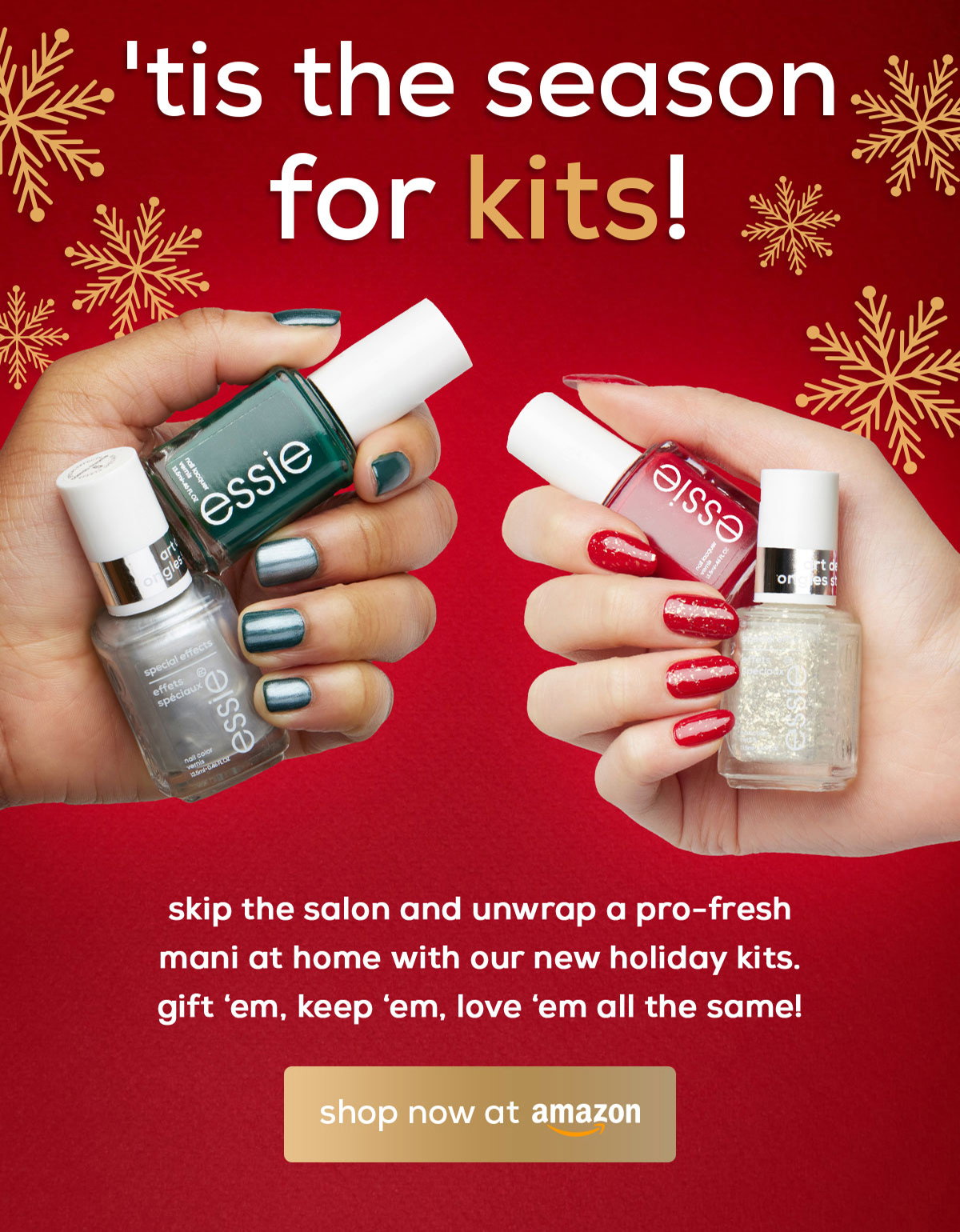 Essie: NEW! limited-edition holiday kits🎄💅 | Milled