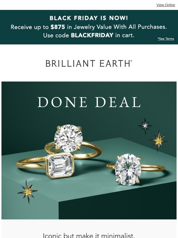 Brilliant Earth Email Newsletters: Shop Sales, Discounts, and Coupon Codes