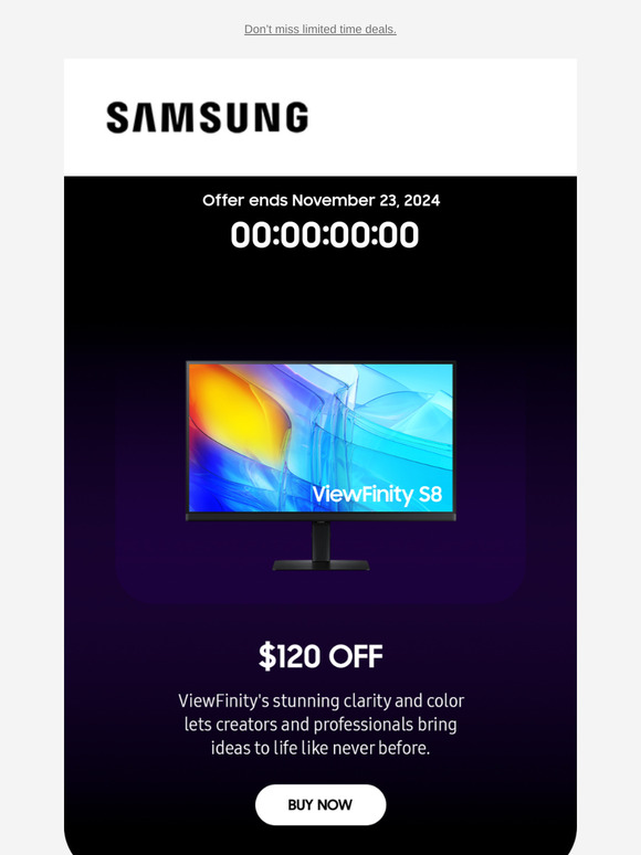 Samsung: —, Samsung high resolution monitors are now on sale, save up ...