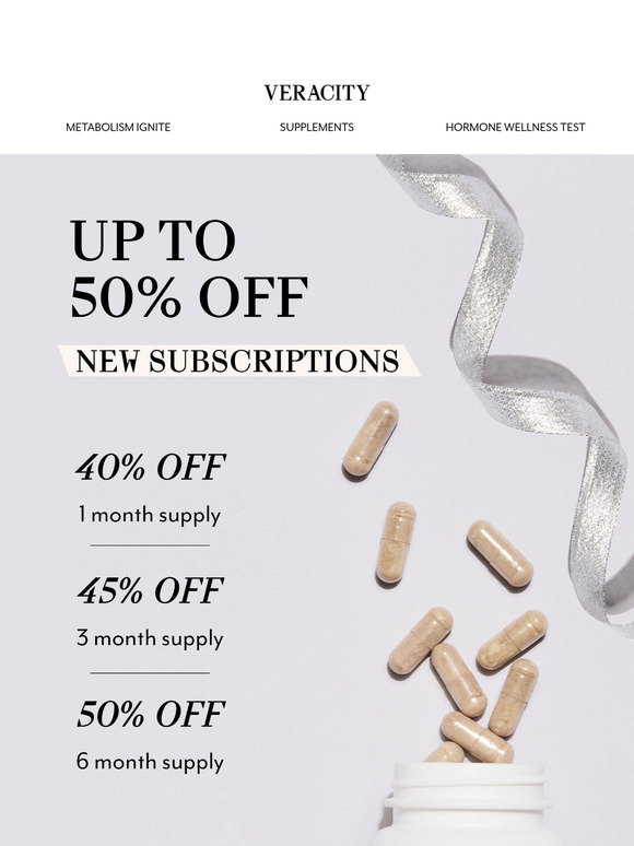 Veracity Selfcare: Up to 50%! Invest in the health you deserve | Milled