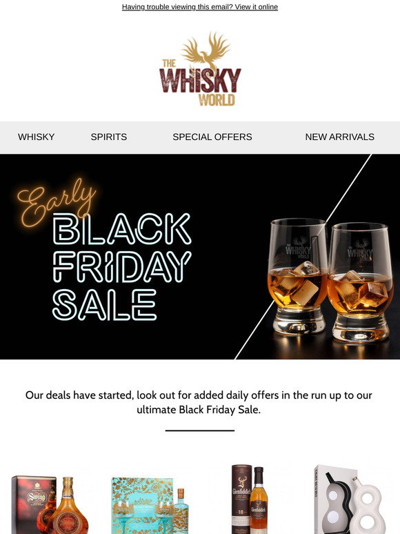 The Whisky World: Early Black Friday Deals | Sales Have Begun | Milled