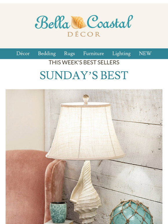 Bella Coastal Decor: Fresh Finds for Your Coastal Home – Sunday’s Best ...