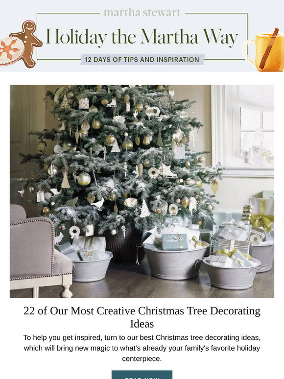 Martha Stewart: 22 of Our Most Creative Christmas Tree Decorating Ideas ...