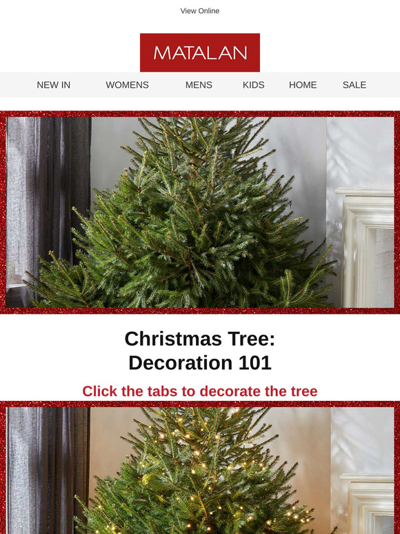Matalan: Time to put up the Tree? YES 🎄 Free Delivery! | Milled