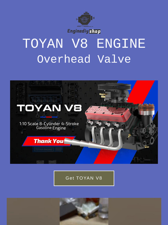 Engine DIY Shop: 😍 New Release - TOYAN V8 Engine | Milled