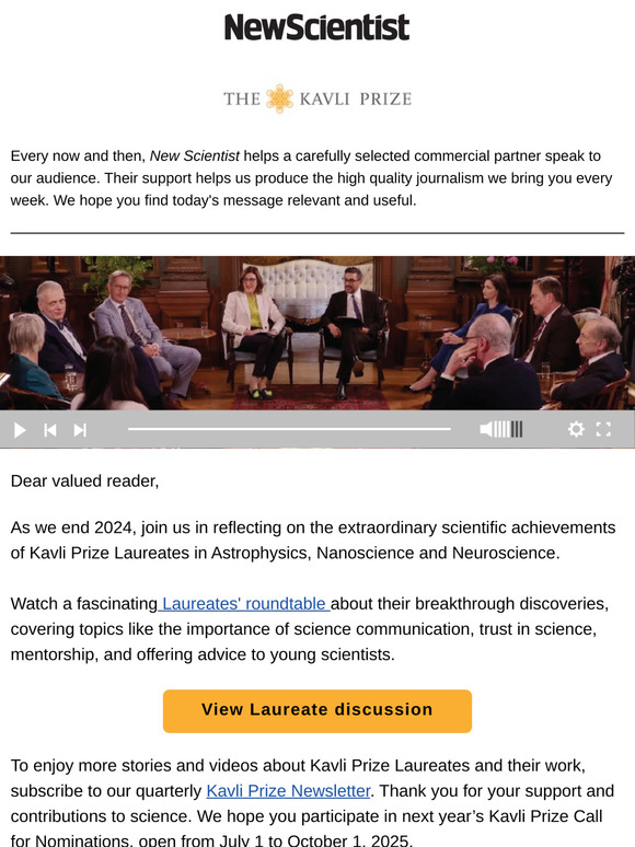 New Scientist: Meet the 2024 Kavli Prize Laureates in Astrophysics ...