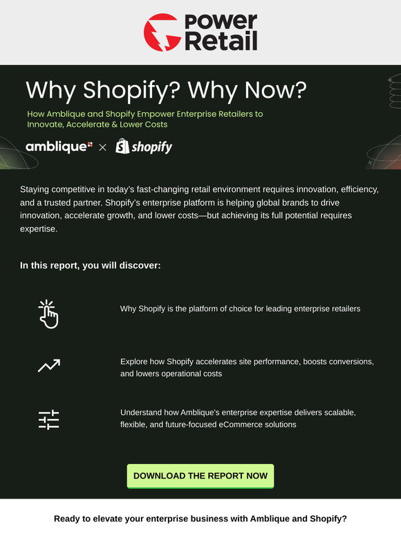 Power Retail: Why Shopify? Why Now? Access the Full Report Today | Milled