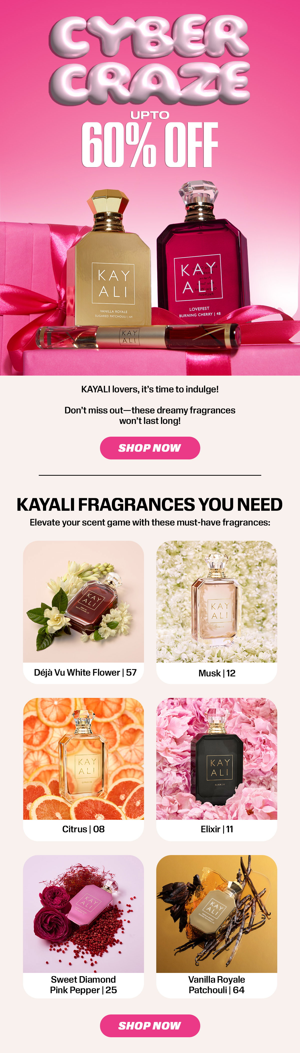 Huda Beauty: 💥 CYBER CRAZE: Up to 60% Off Kayali Must-Haves! | Milled