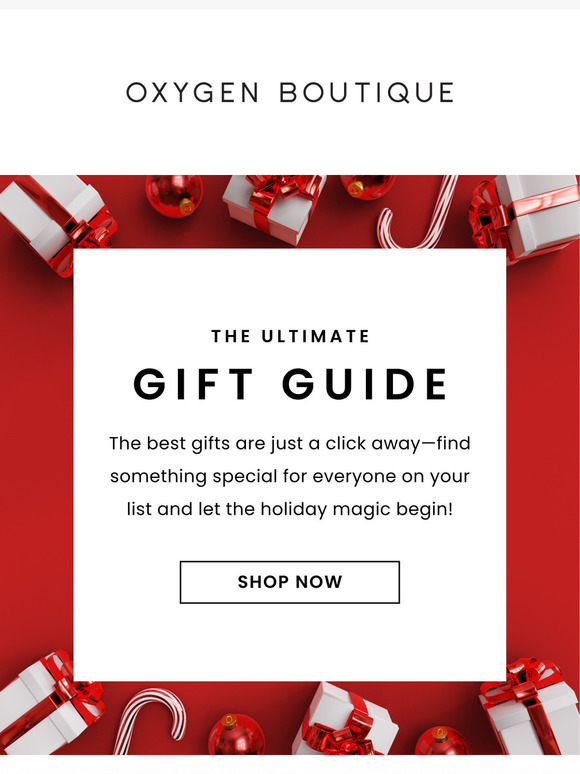 Oxygen Boutique: Shop the Ultimate Holiday Gift Guide Now! 🎁 | Milled