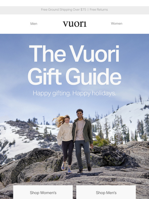 Vuori Email Newsletters: Shop Sales, Discounts, and Coupon Codes