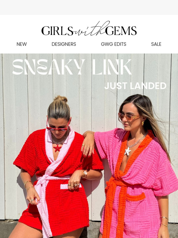 Girls With Gems: SNEAKY LINK TOWEL ROBES ARE HERE!! | Milled