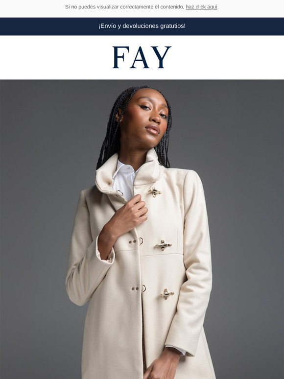 Fay: Iconos de Fay | Romantic Coat | Milled