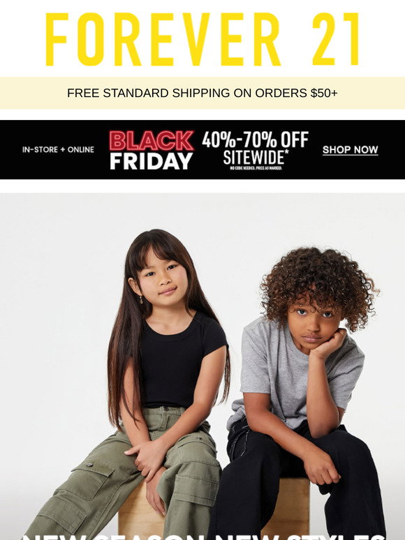 Forever 21: The Perfect Pair for Kids Inside! | Milled