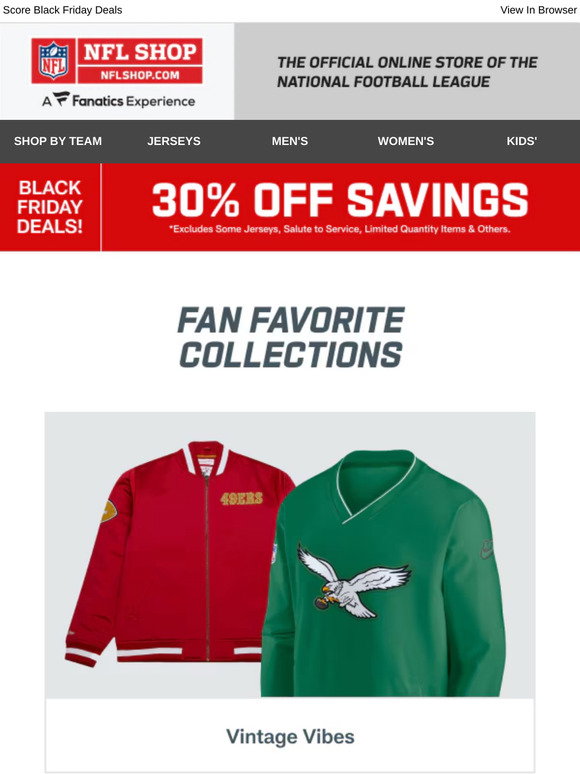 NFL: 30% Off This Season's Fan Favorites! | Milled