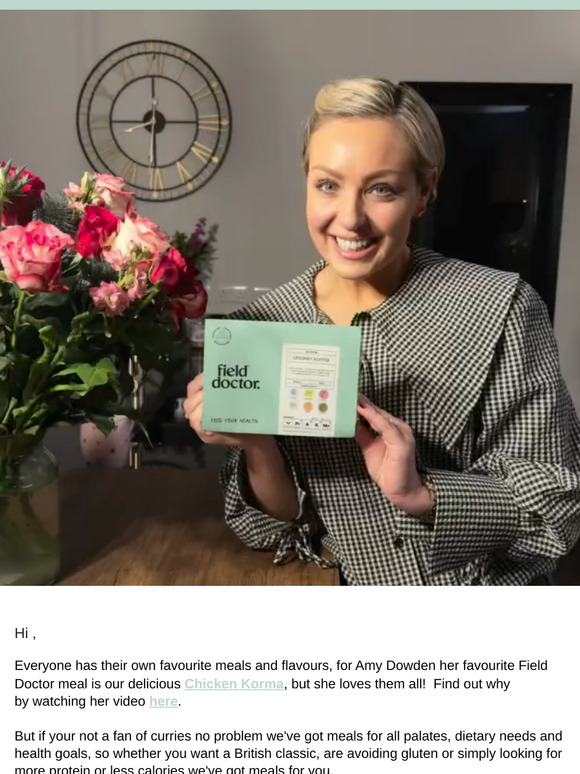 Field Doctor: Amy Dowden loves our chicken korma, what about you? | Milled