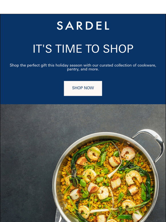 Sardel: IT'S TIME TO SHOP | Milled