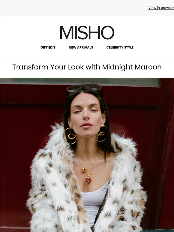 MISHO: Your Midnight Maroon Style Guide | Milled
