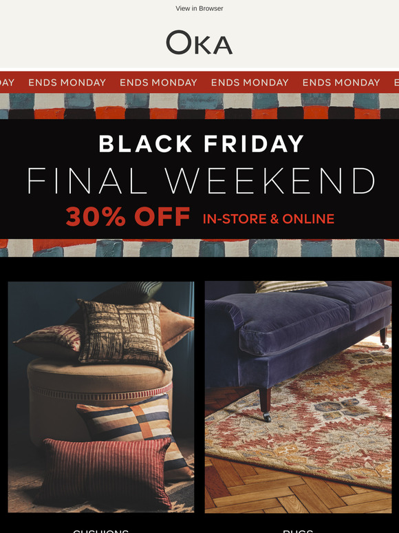 OKA: Our biggest sitewide saving of the year | Milled