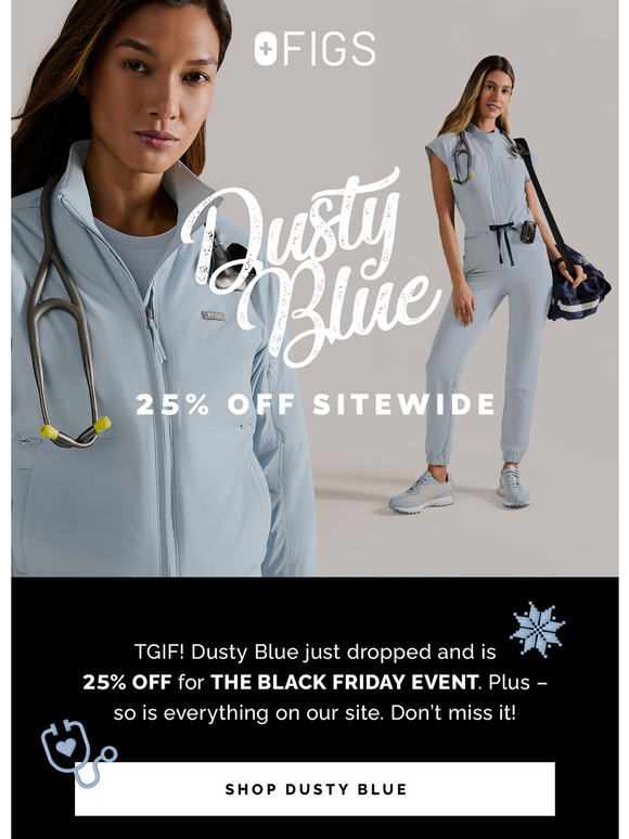 FIGS: Dusty Blue Just Dropped | Milled