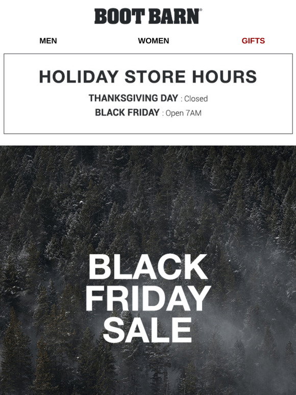 Boot Barn: Black Friday Sale Happening All Weekend Long | Milled