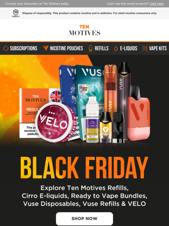 Ten Motives: Explore our Bundles this Black Friday! | Milled