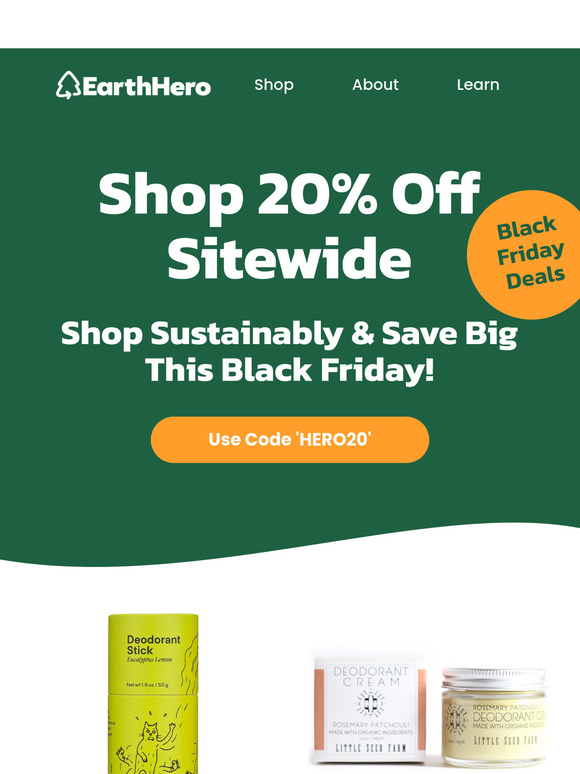 EarthHero (US): Our BIGGEST Sale of the Year! 🌎 | Milled