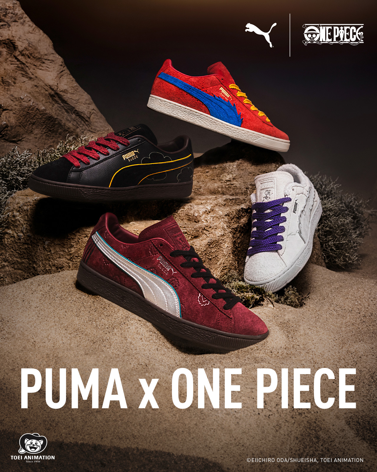 Puma: Back In Stock: PUMA x ONE PIECE | Milled
