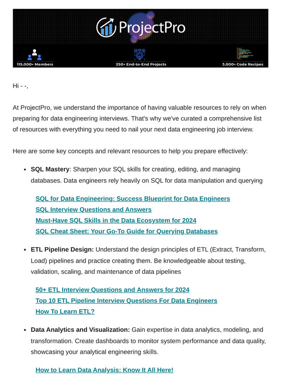 ProjectPro: 7+ Best Data Engineering Interview Preparation Resources ...