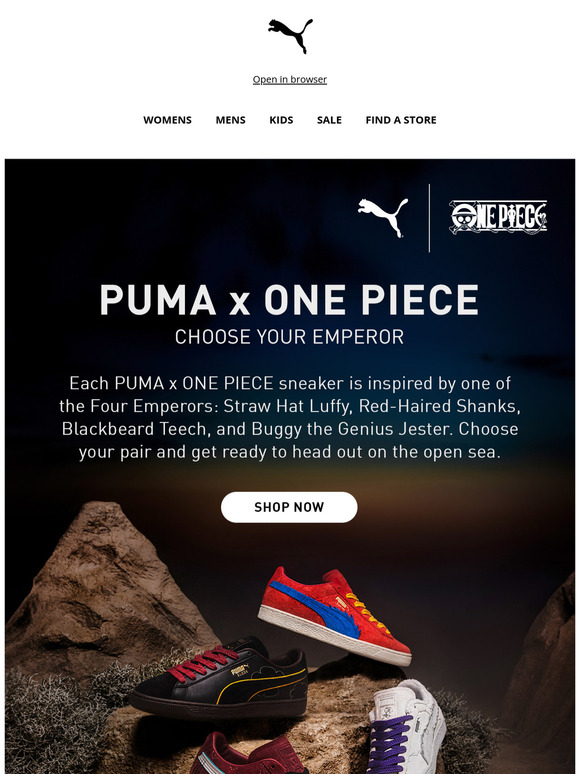 Puma: ⚓PUMA x ONE PIECE Has Dropped Anchor | Milled