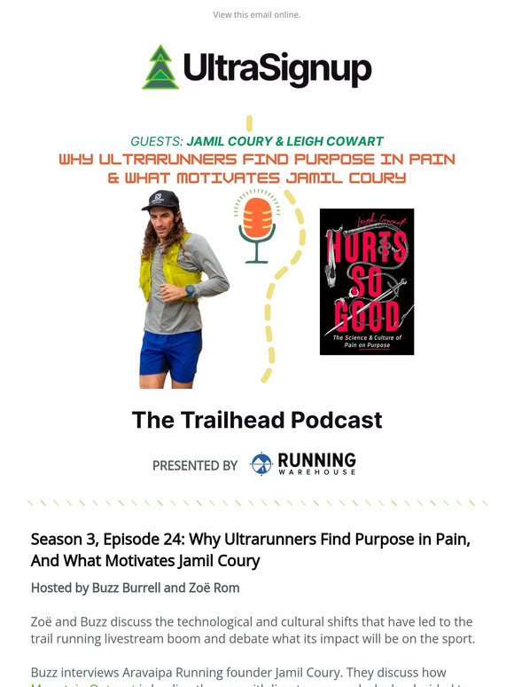 UltraSignup: 🎙️ Trailhead Podcast: Why Ultrarunners Find Purpose in ...