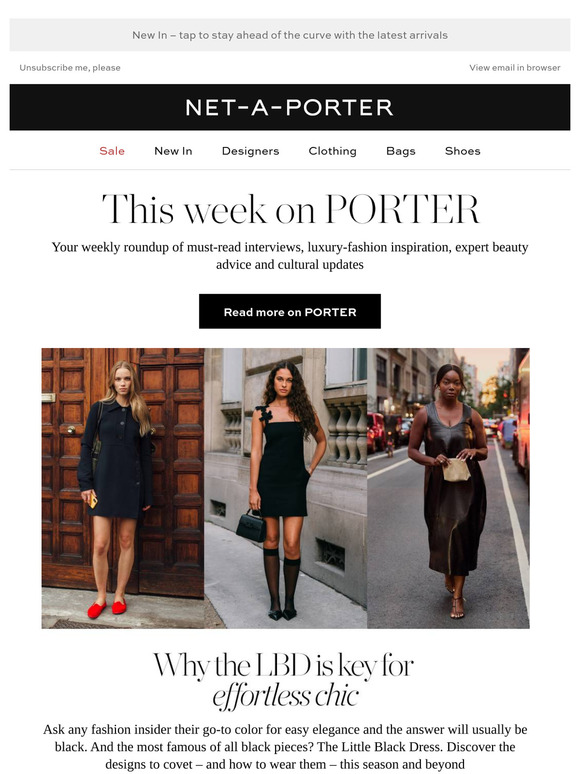 Net-A-Porter: Why the LBD is key for effortless chic | Milled