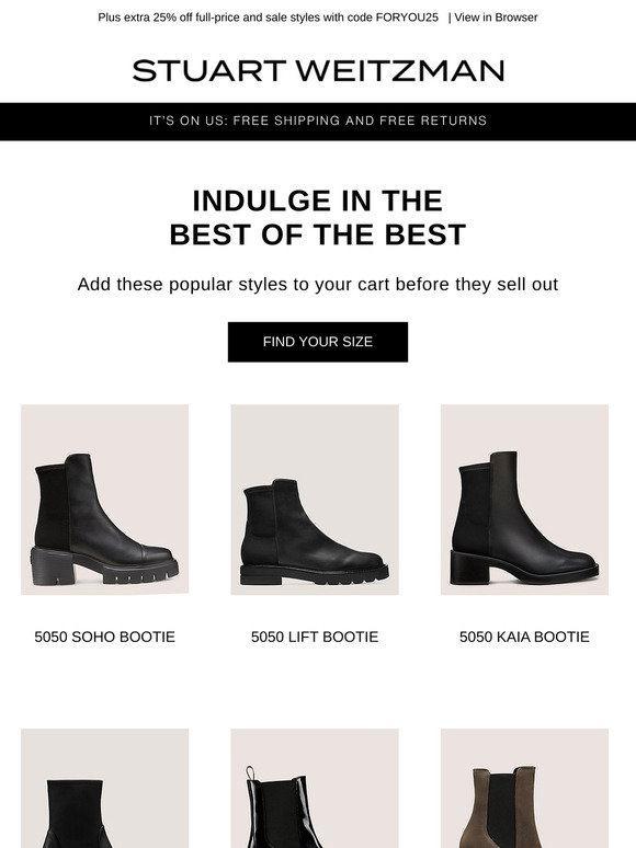 Stuart Weitzman: Introducing Our Very Best | Milled