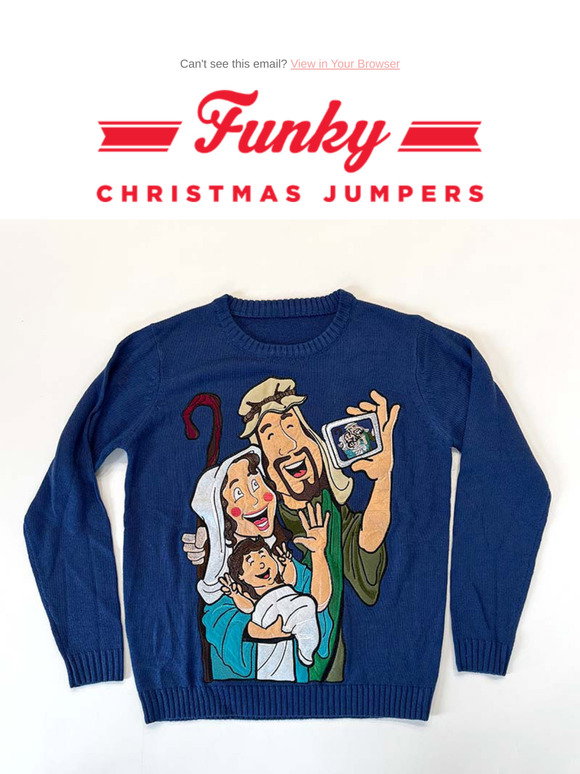 Funky Christmas Jumpers: Baby Jesus Prototype | Milled