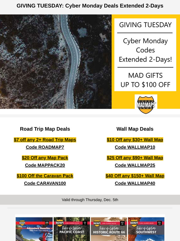 Maps: Giving Tuesday surprise inside... | Milled