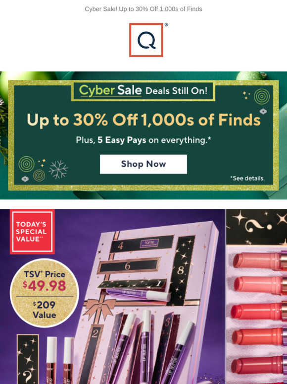 QVC: Under $50! 7 Days of tarte Magic | Milled