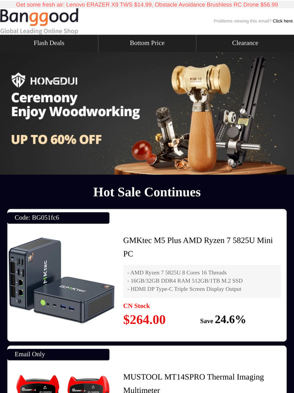 Banggood: Limited-Time Return! GMKtec M5 Plus Mini PC $264, FNIRSI ...