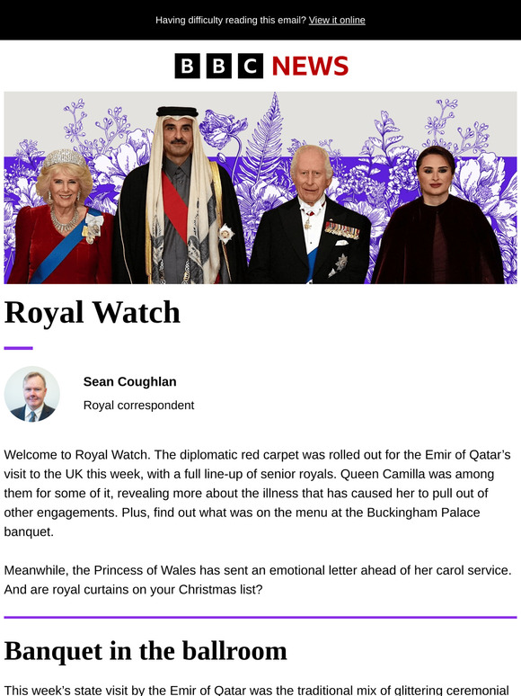 BBC: Royal Watch: Behind the scenes of a royal banquet | Milled