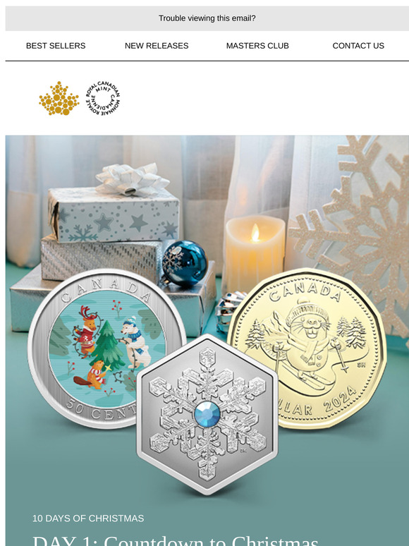 Royal Canadian Mint: The countdown to Christmas begins: find your ...