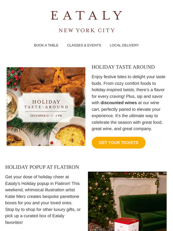 Eataly: It's a Holiday Taste Around | Milled