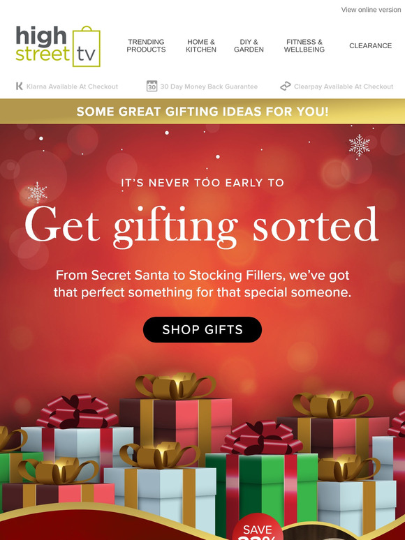 High Street TV: Hey Guest, here’s some great gift ideas for you 🎁 | Milled