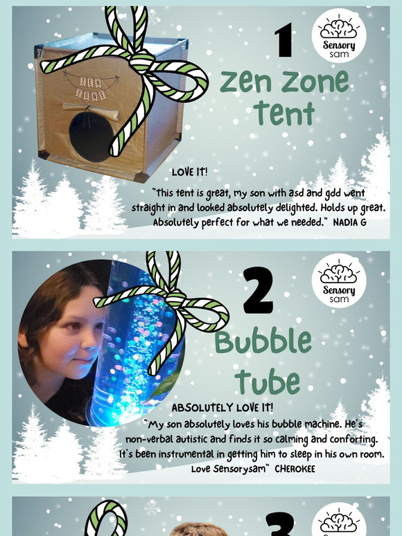 Sensory Sam: Sensory Sam's Top 10 Christmas gift ideas... | Milled
