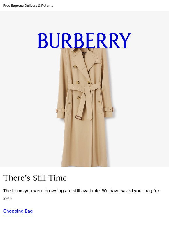 Burberry Email Newsletters: Shop Sales, Discounts, and Coupon Codes