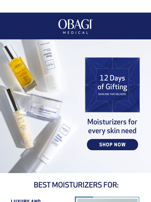 Obagi: 12 Days of Obagi: Unwrap Hydration This Holiday | Milled