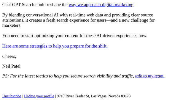Neil Patel Digital: What you need to know about the new Chat GPT Search ...