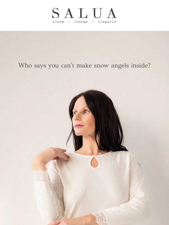 Salua: 🤍 How to make snow angels inside ️ | Milled