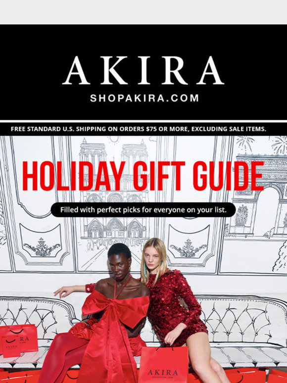 AKIRA: The AKIRA HOLIDAY GIFT GUIDE 🎁 | Milled