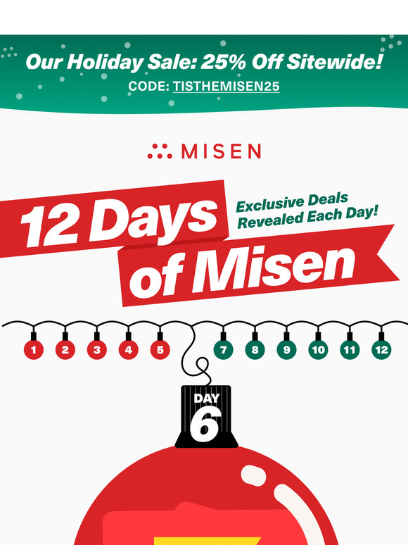 Misen: Deal #6: The 12 Days of Misen | Milled