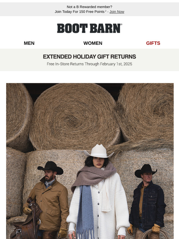 Boot Barn: New Winter Arrivals | Milled
