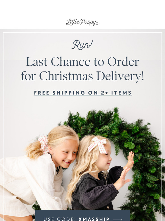 Little Poppy Co: LAST chance to order for Christmas! 🎄 | Milled
